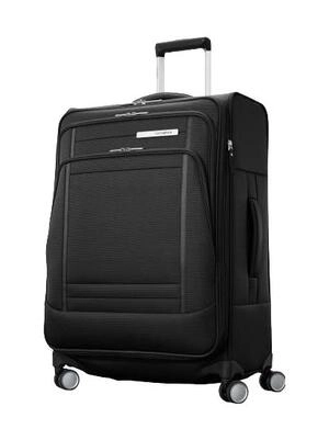 SAMSONITE Uplift Softside Expandable 25" Medium Checked Spinner Luggage - Black