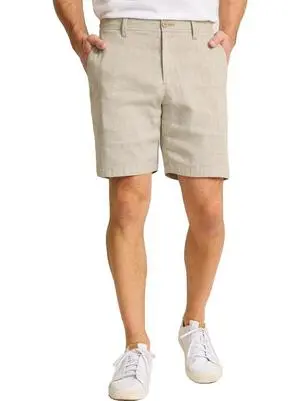 Tommy Bahama Linen-cotton Herringbone Shorts - Beach