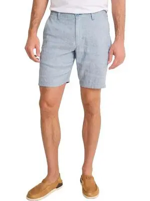 Tommy Bahama Linen-cotton Herringbone Shorts - Ocean City