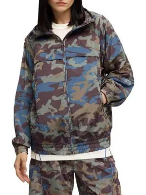 PUMA Camo Hooded Zip Jacket - Raisin