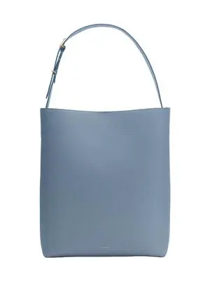 Cuyana Linea Leather Tote - Azure