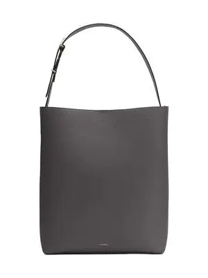 Cuyana Linea Leather Tote - Charcoal