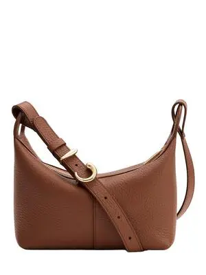 Cuyana Mini Paloma Crossbody Bag - Dark Chestnut