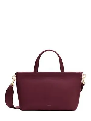 Cuyana Mini Easy Zipper Tote Bag Cherry