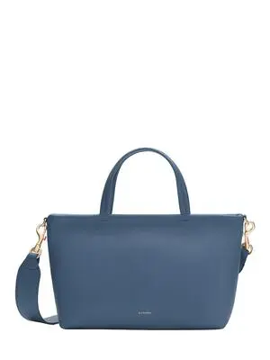 Cuyana Mini Easy Zipper Tote Bag Indigo