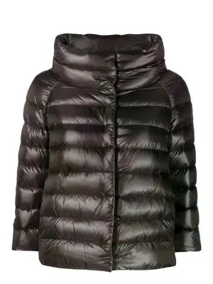 Herno High-neck Puffer Jacket - Brown