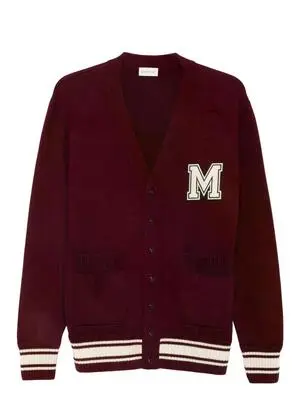 Moncler Patch-pocket Cardigan - Red