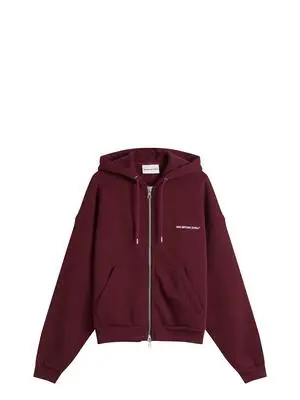 MKI MIYUKI ZOKU Uniform Zip Hoodie - Burgundy