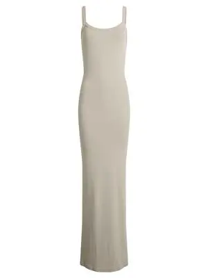 REPRESENT Initial Baby Rib Maxi Dress - Storm
