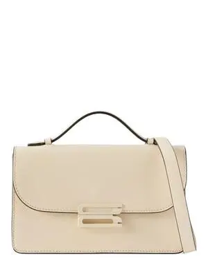 Victoria Beckham The Dorian Mini Leather Shoulder Bag - White