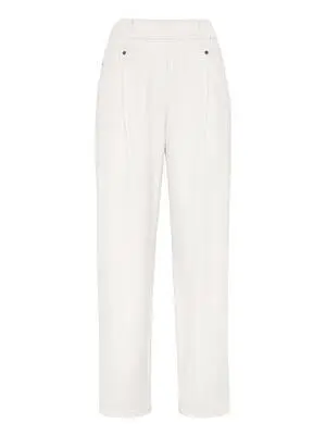 Brunello Cucinelli Baggy Trousers - White