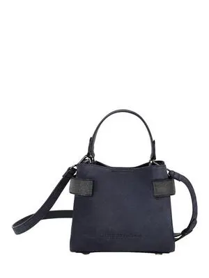 Brunello Cucinelli Top-handle Essence Bag - Navy Blue