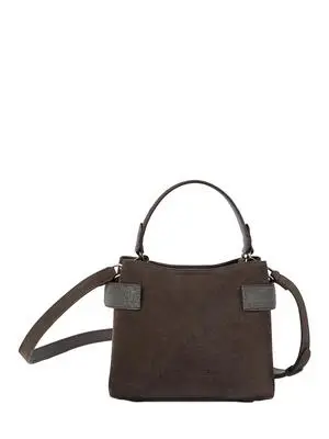 Brunello Cucinelli Top-handle Essence Bag - Pine Cone Brown