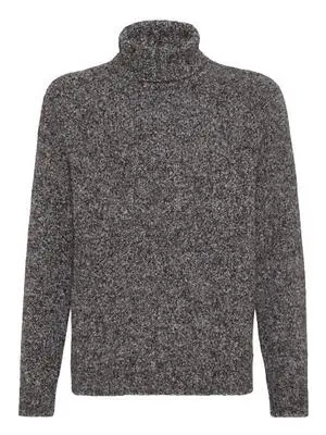 Brunello Cucinelli Turtleneck Knit Sweater - Dark Grey
