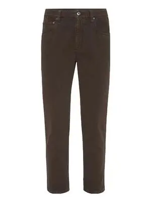 Brunello Cucinelli Straight Five-pocket Trousers - Chocolate