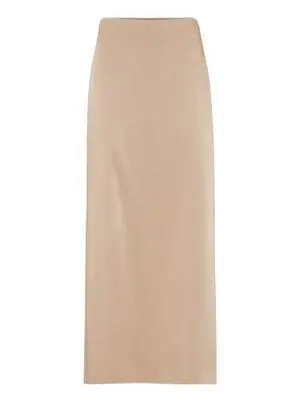 Brunello Cucinelli Column Skirt - Warm Beige