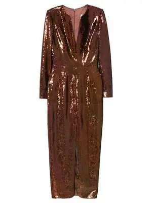 SILK LOVE & LACE Ivona Dress - Brown