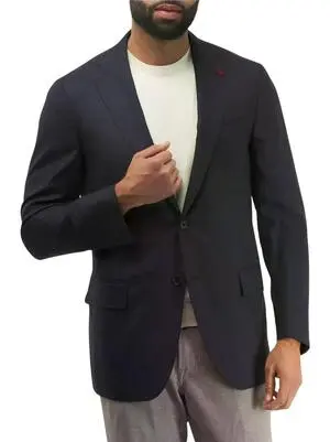 Isaia Tailored Blazer - Blue