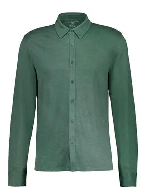Majestic Filatures Long-sleeve Button-up Shirt - Green