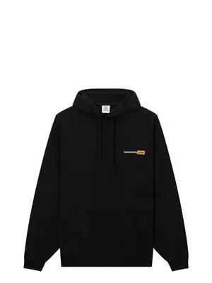 Vetements Logo-print Hoodie - Black