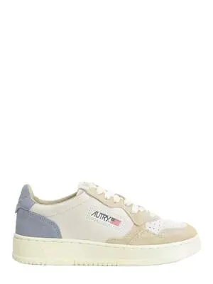 AUTRY Suede Panelled Sneakers - Neutrals