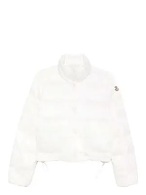 Moncler Quilted Cropped Jacket - White