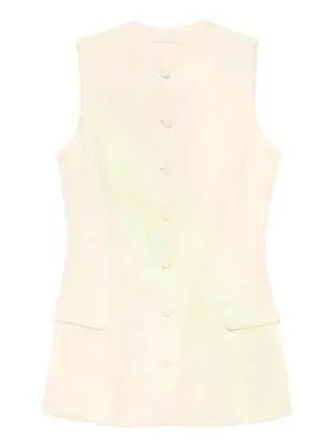 Faithfull The Brand Jane Vest - Yellow