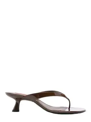 SIMONMILLER 57mm Beep Thong Sandals Brown