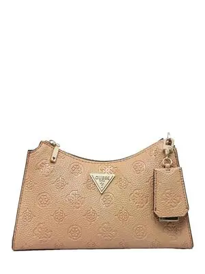 GUESS Debossed Monogram Shoulder Bag
