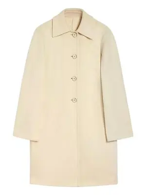 JIL SANDER Wool Coat - White