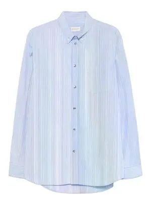 Moncler Striped Long-sleeved Shirt - Blue