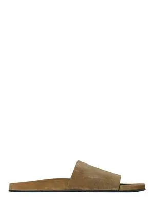 THE ROW Hugh Suede Sandals - Green