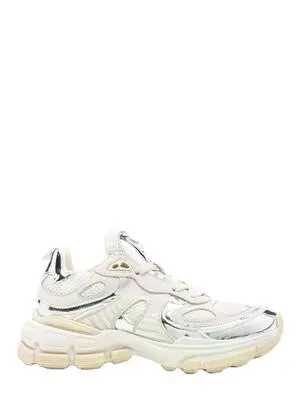 Axel Arigato Metallic-panel Leather Sneakers - Neutrals