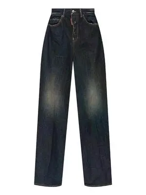 Dsquared2 Wide-leg Jeans - Blue