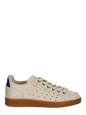 Bally Perforated-detail Suede Sneakers - Grey