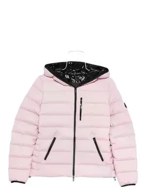 Moncler Hooded Quilted Jacket - Pink