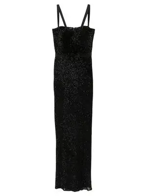 SILK LOVE & LACE Irina Dress - Black