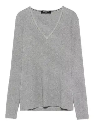 FABIANA FILIPPI Long-Sleeve V-Neck Sweater