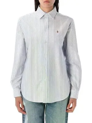 Polo Ralph Lauren Striped Oxford Shirt - Blue