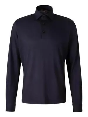 Herno Long-sleeve Polo Shirt - Blue