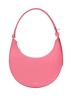 Furla Delizia Half-moon Zip Shoulder Bag - Pink