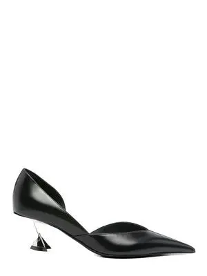 MUGLER 55mm Fang Sculpted-heel Pumps - Black
