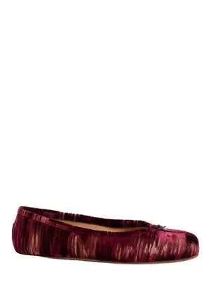 MAISON MARGIELA Tabi Ballet Flats - Red