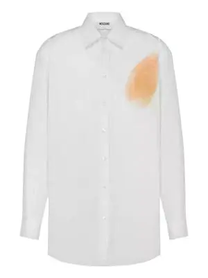 Moschino Abstract-print Shirt - White