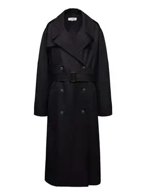 MAISON MARGIELA Cotton Raincoat - Black