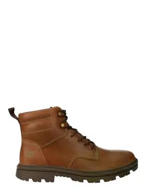 CATERPILLAR Lace-up Leather Boots - Brown