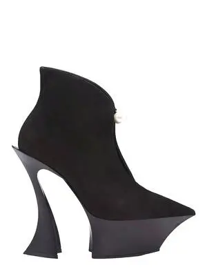 MUGLER 95mm Fang Sculpted-heel Boots - Black