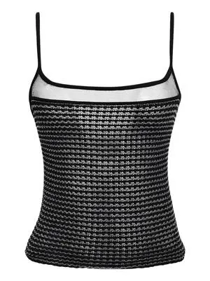 ROBERTA EINER Knitted Tank Top - Black