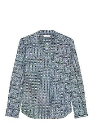 Marc O'polo Floral Print Shirt - Blue