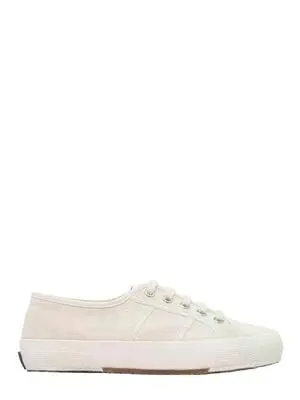 Superga Lace-up Canvas Sneakers - White